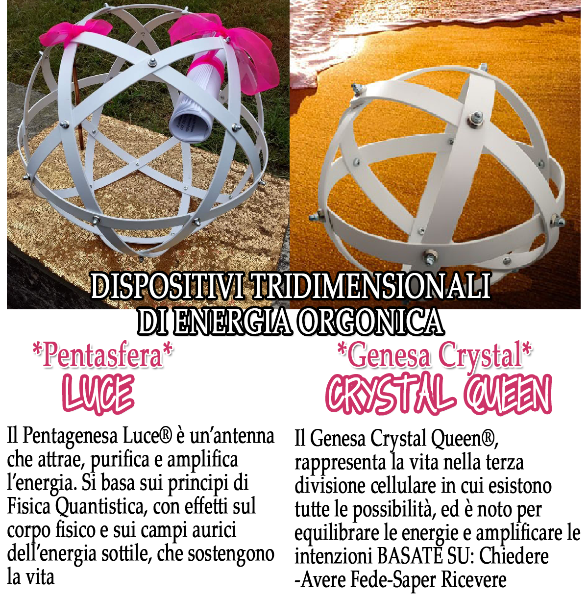 Genesa Crystal Queen® e Pentasfera di Fata Lucilla | Animicamente.it